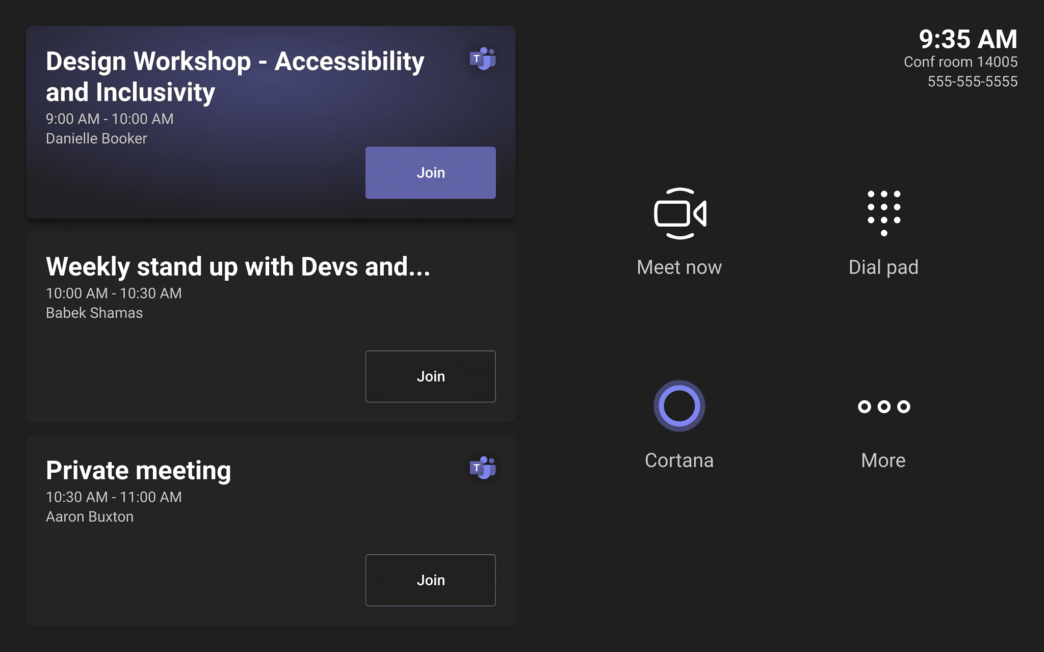 Microsoft re-styles Push-to-Talk button in Microsoft Teams Rooms