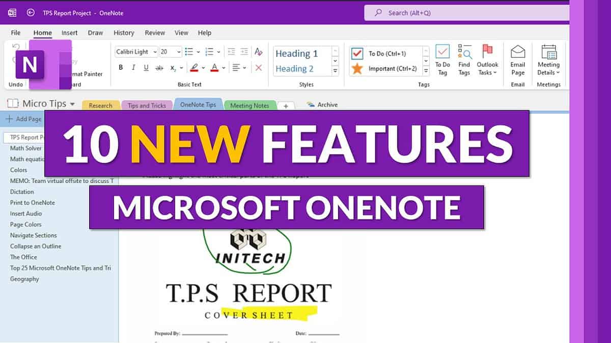 Microsoft details 10 new features in OneNote for Desktop, Web, iPad and ...