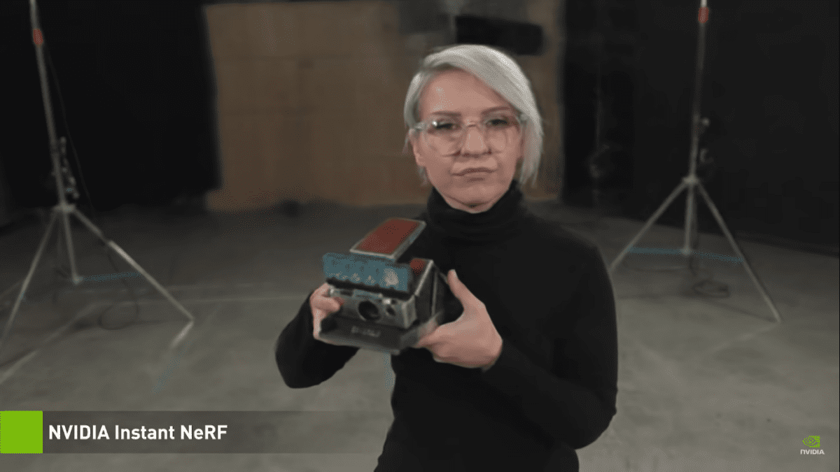 Instant NeRF can transform 2D images into a 3D scene in a few milliseconds
