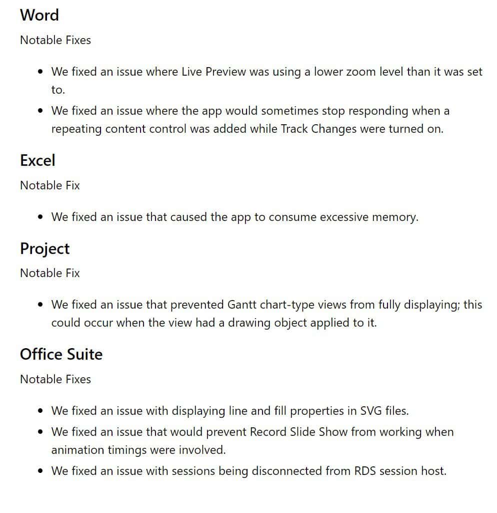 Microsoft releases Windows Office Build 15028.20050