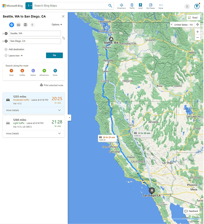 Bing Maps gets precise distance calculator, parking finder, and gas ...