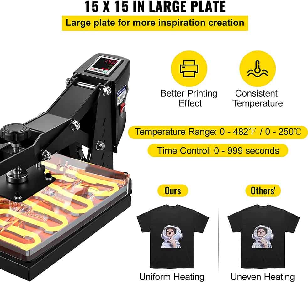 Mophorn Cap Press Machine And VEVOR Heat Press Machine Review - MSPoweruser