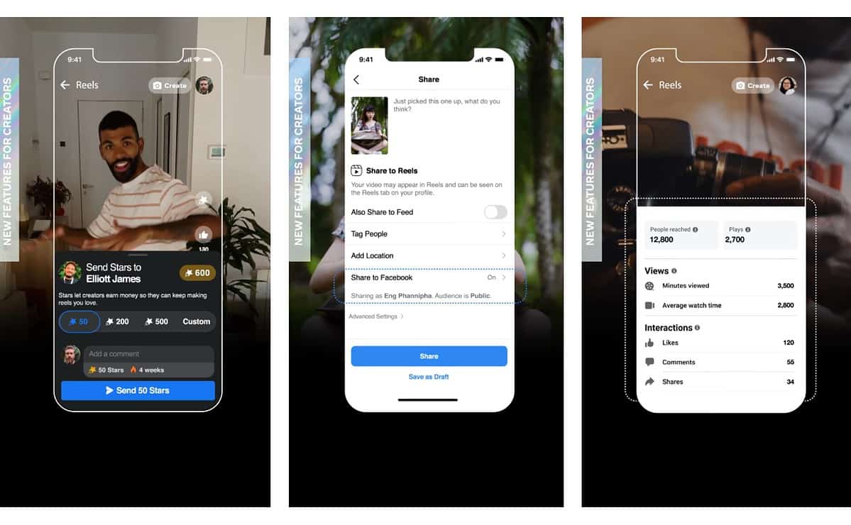 Meta announces 6 new Facebook Reels features and tools for creators