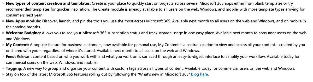 Microsoft will launch a new Microsoft 365 app next month