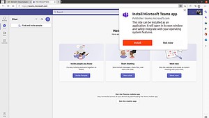 Microsoft Teams web app is now available for Linux users