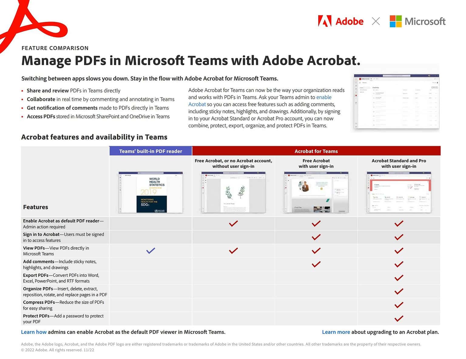 Adobe Acrobat is now integrated into Microsoft Teams