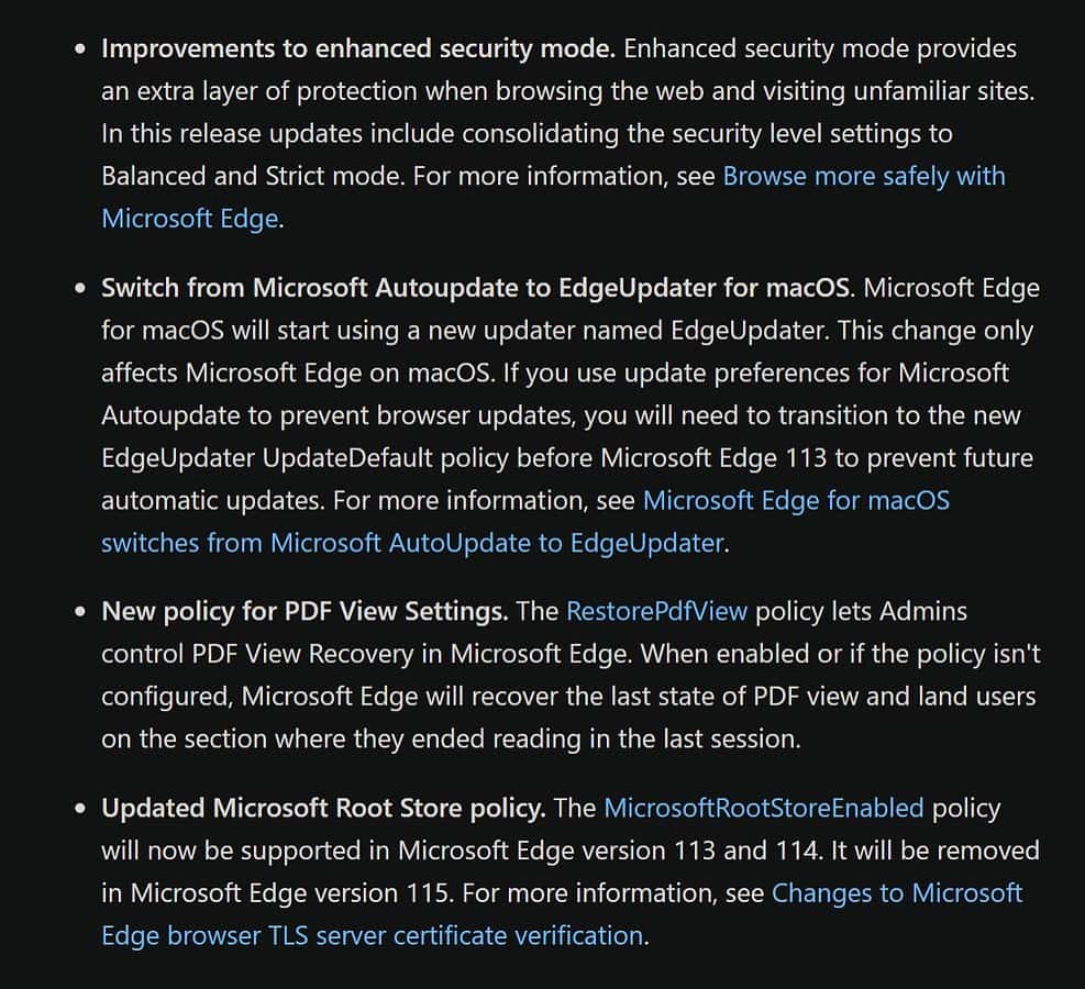 Microsoft releases Edge 113 to the Stable Channel, adds new features
