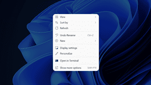 How to easily remove the modern right click menu in Windows 11