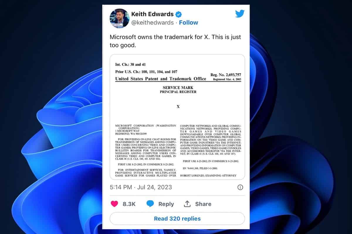 Twitter can't turn into X: 'X' is owned by Meta&Microsoft