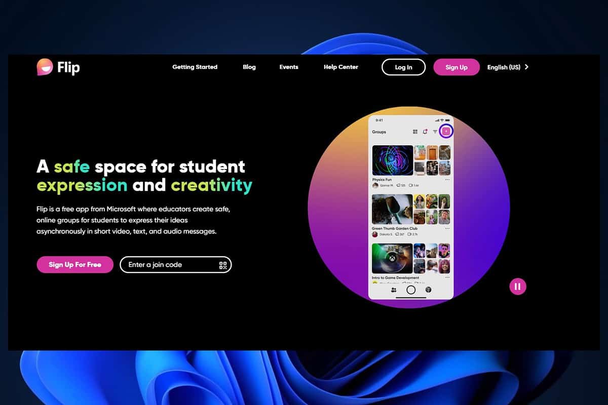 What is Flip and how can it help you if you're a shy student
