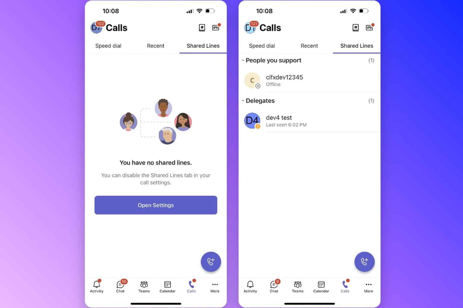 Improved Shared Line Experience will allow you to choose a delegate to ...