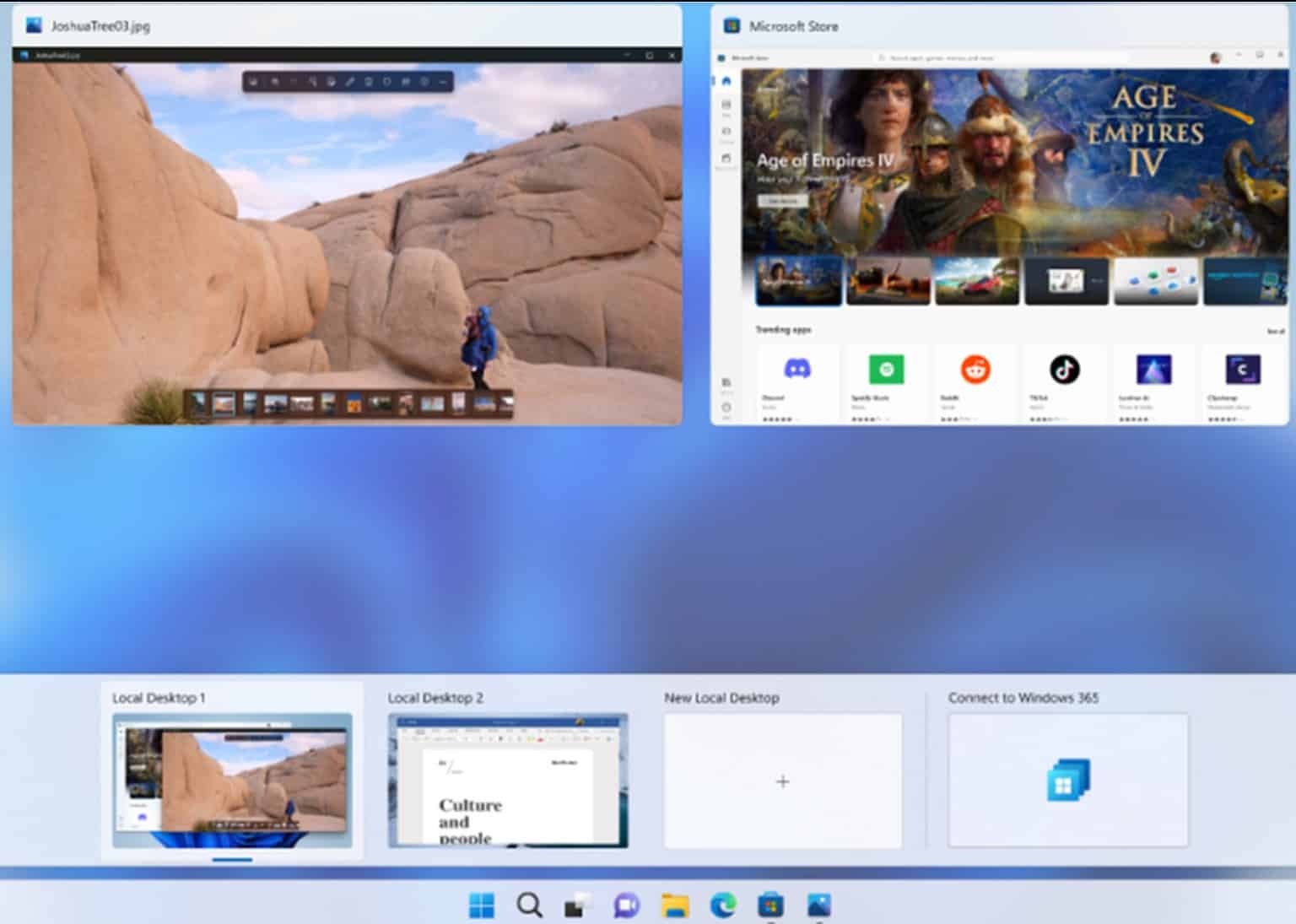 Windows 365 Switch allows you to easily move between a Windows 365 ...
