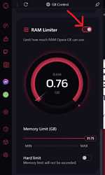 Opera GX: How to Limit RAM
