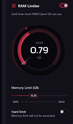Opera GX: How to Limit RAM