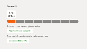 Xbox enforcement strike system, explained