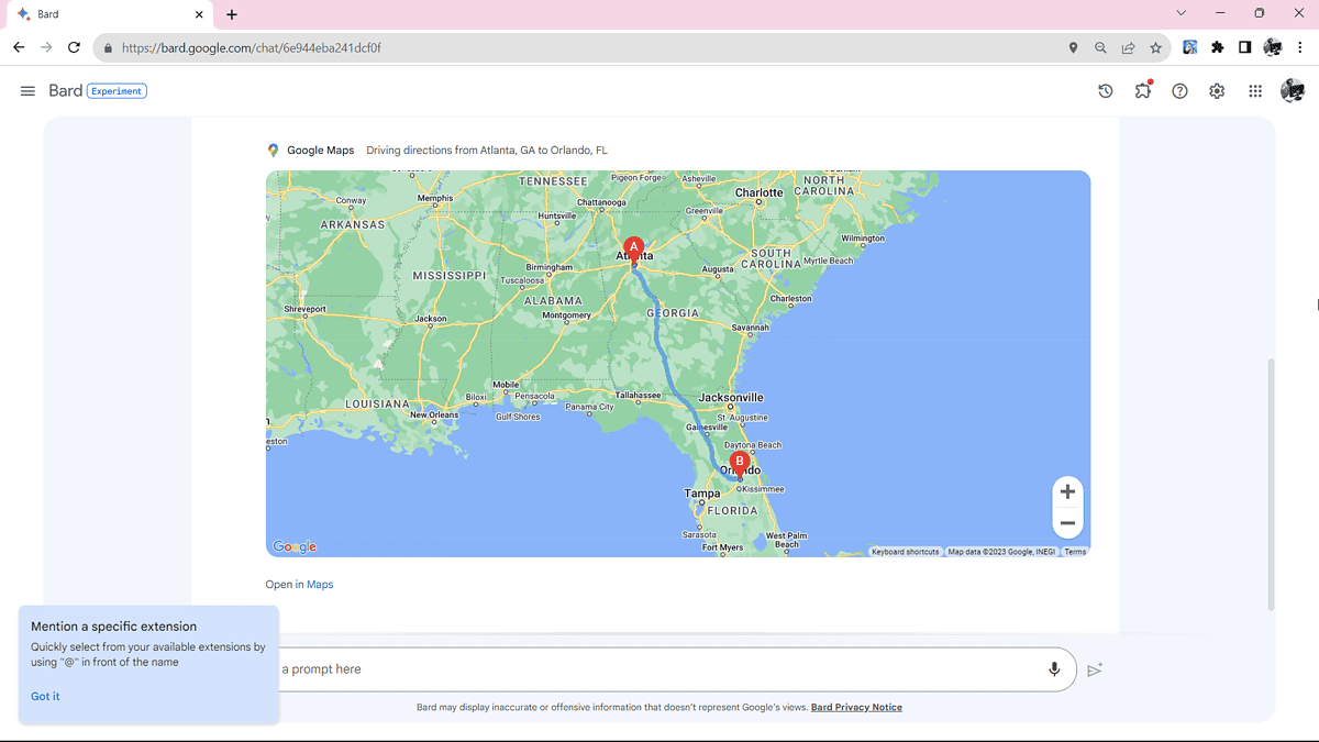 Latest Google Bard update introduces extension support, now interacts ...