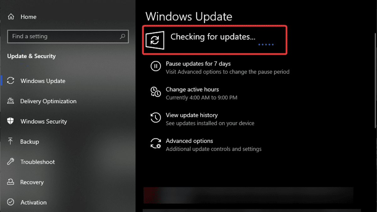 Checking For Updates Stuck on Windows - 6 Easy Fixes
