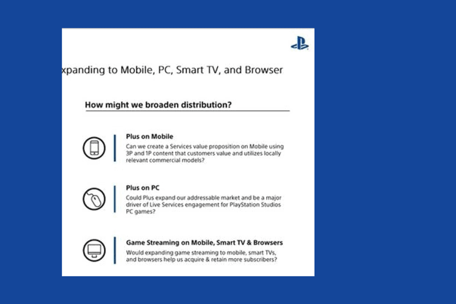Sony plans to expand PS Plus reach; targeting PC, mobile, browser, and ...