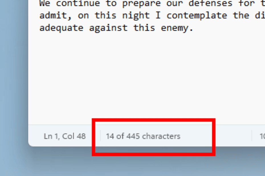 Character counter in Notepad now rolls out for Windows Insiders in Dev ...