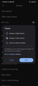 Google Maps Dark Mode - How to Enable it?