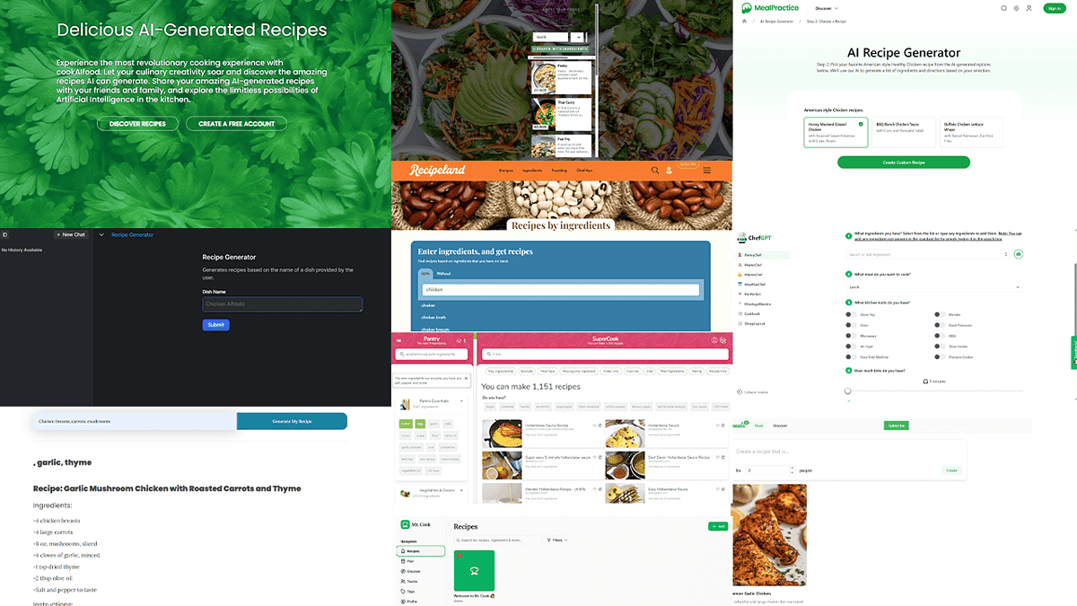 Best AI Recipe Generator: Top 10 Picks in 2025 Best AI Recipe Generator: Top 10 Picks in 2025