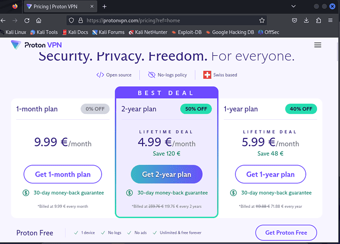 5 Best Kali Linux VPNs in 2025 [Updated]