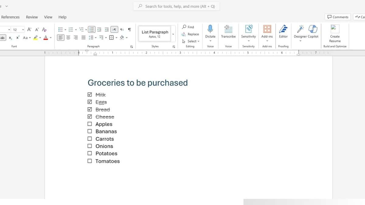 Surprising it took this long for Microsoft to bring the checklist to ...