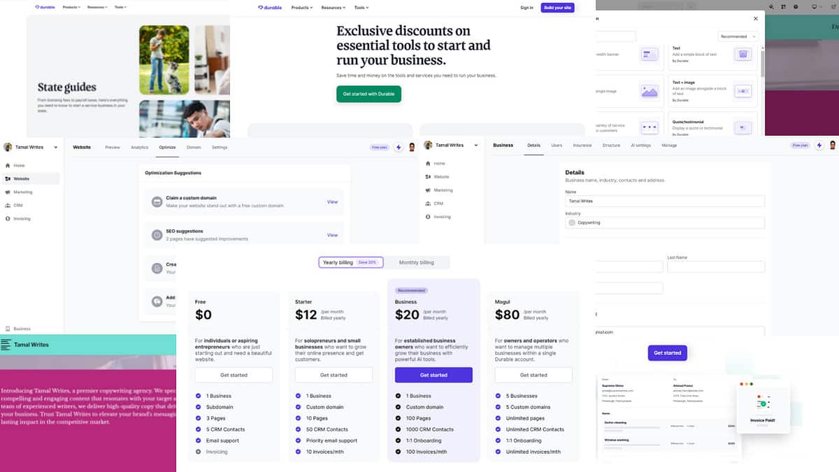 Durable AI Review: Best AI Website Builder?