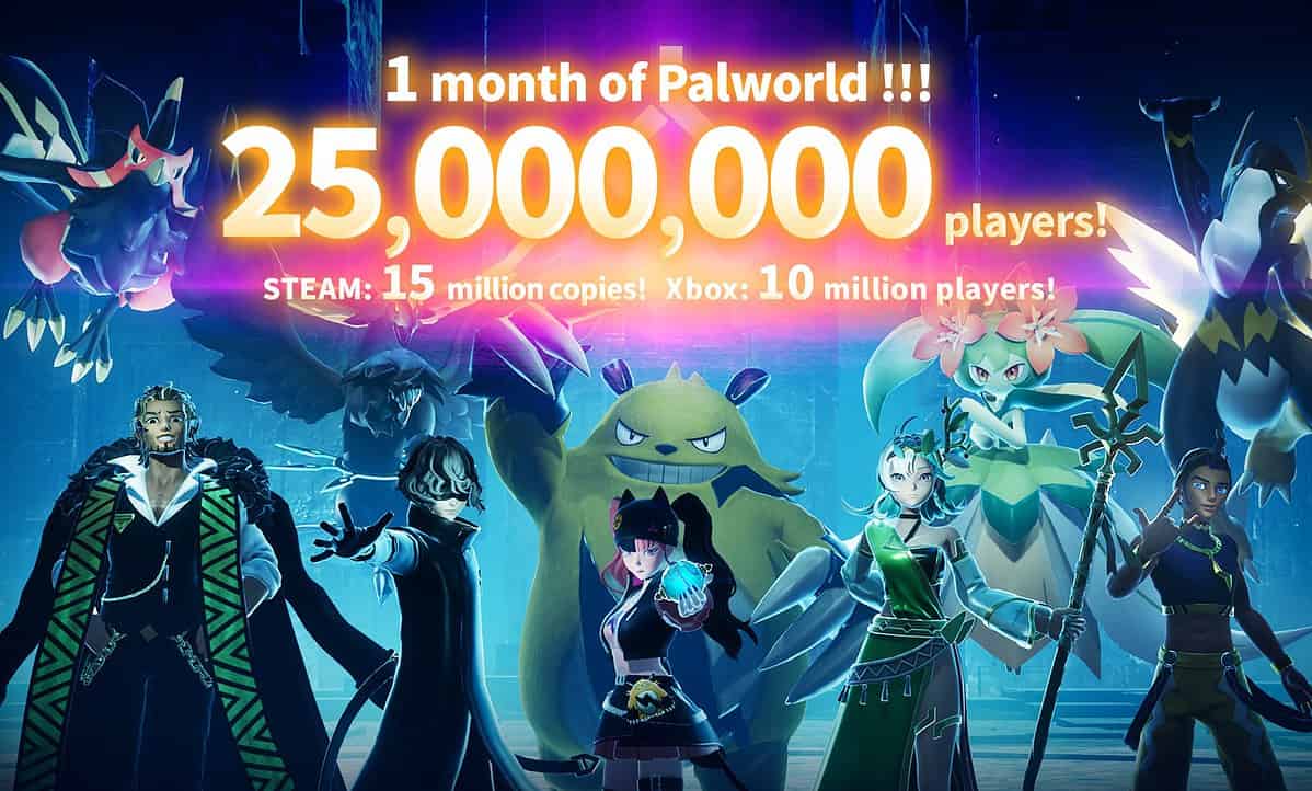The biggest ever 3rd-party launch on Xbox Game Pass, Palworld, crosses ...