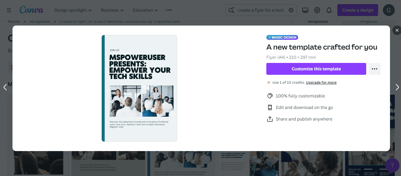 7 Best AI Generator Tools for Flyers [Free and Paid] - MSPoweruser