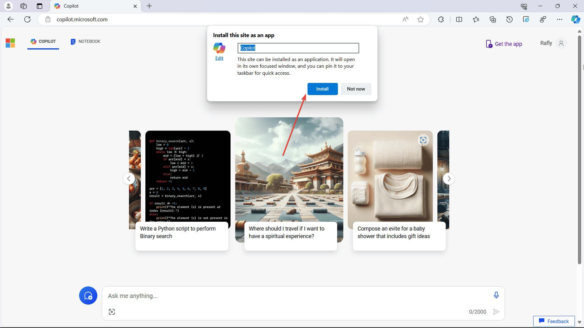 How to Download Microsoft Copilot Web App on Windows 11