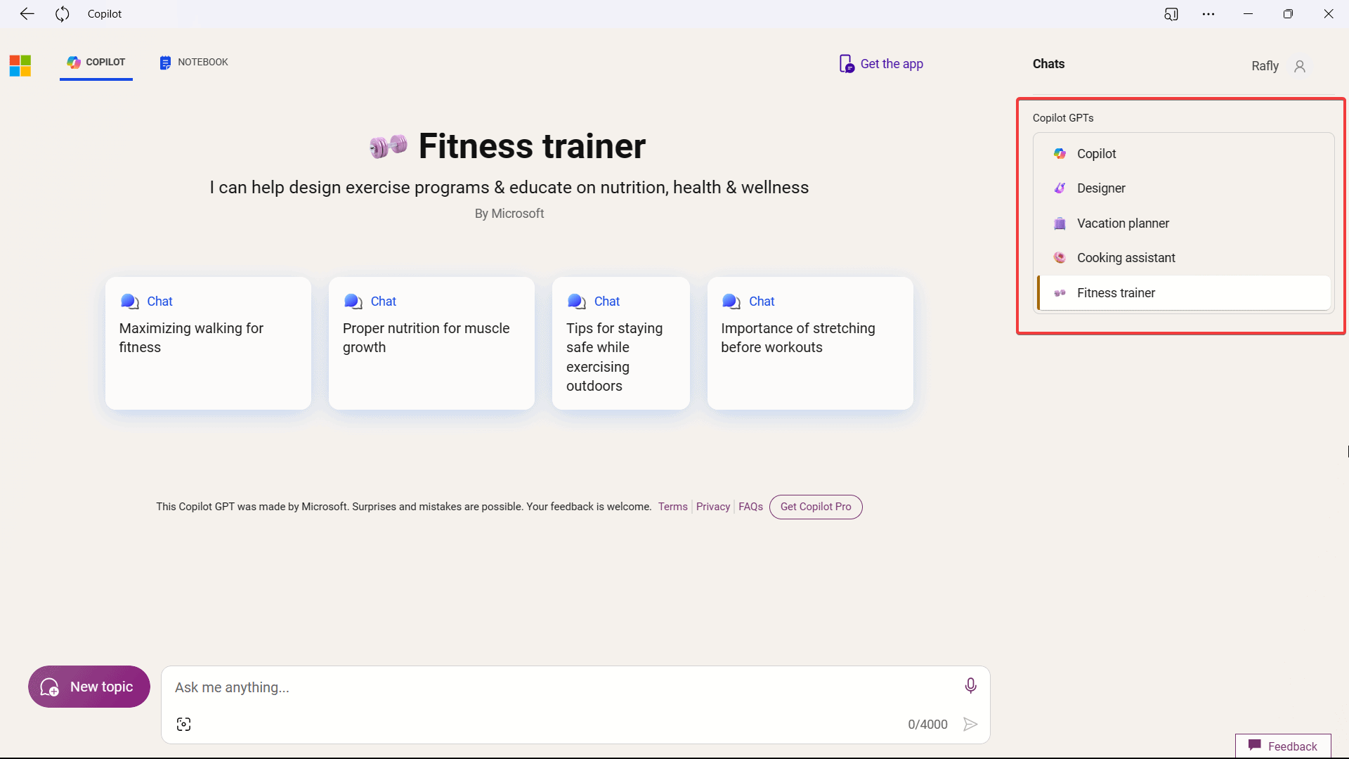 Microsoft launches Copilot GPTs to help you cook, plan vacations, train ...