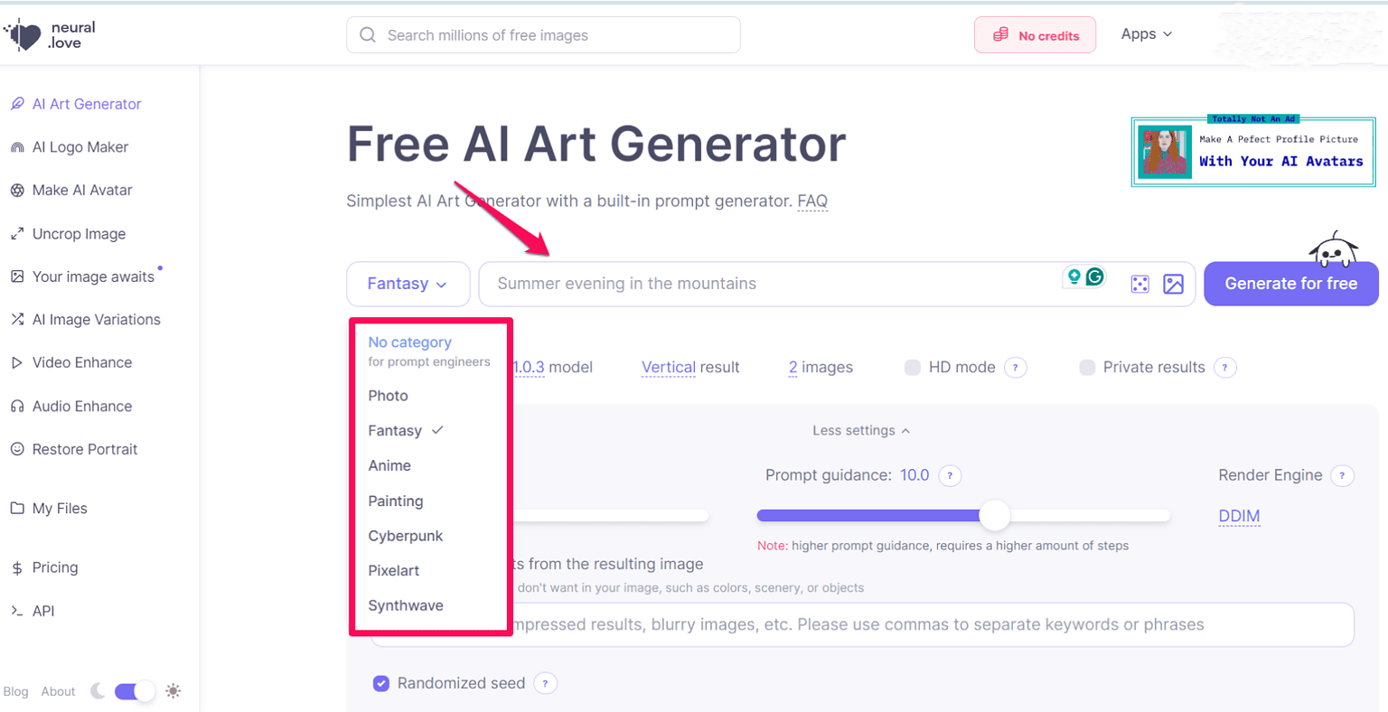 Neural Love Review: Is It the Best Free AI Art Generator?