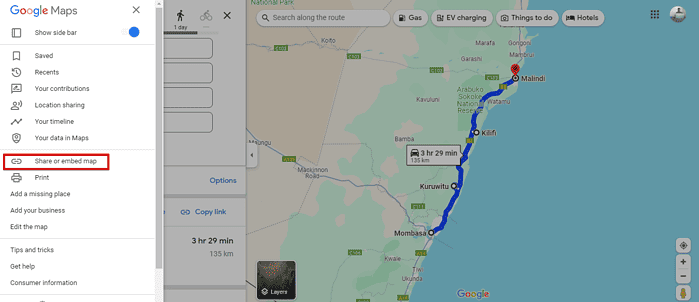Trace Gpx Sur Google Map – Ouvrir Trace Gpx Avec Maps – LTAX