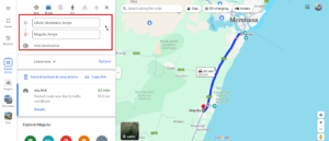 How To Find Restaurants Along a Route on Google Maps Easily