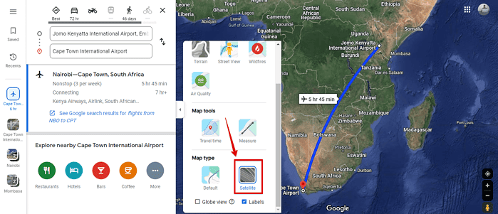 How to Show Flight Path on Google Maps [Quick Guide]