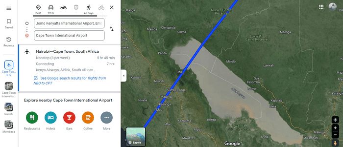 How to Show Flight Path on Google Maps [Quick Guide]