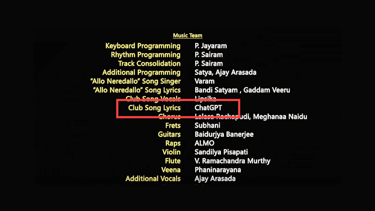 ChatGPT visible in the end show credits of a TV show - MSPoweruser ChatGPT visible in the end show credits of a TV show - MSPoweruser