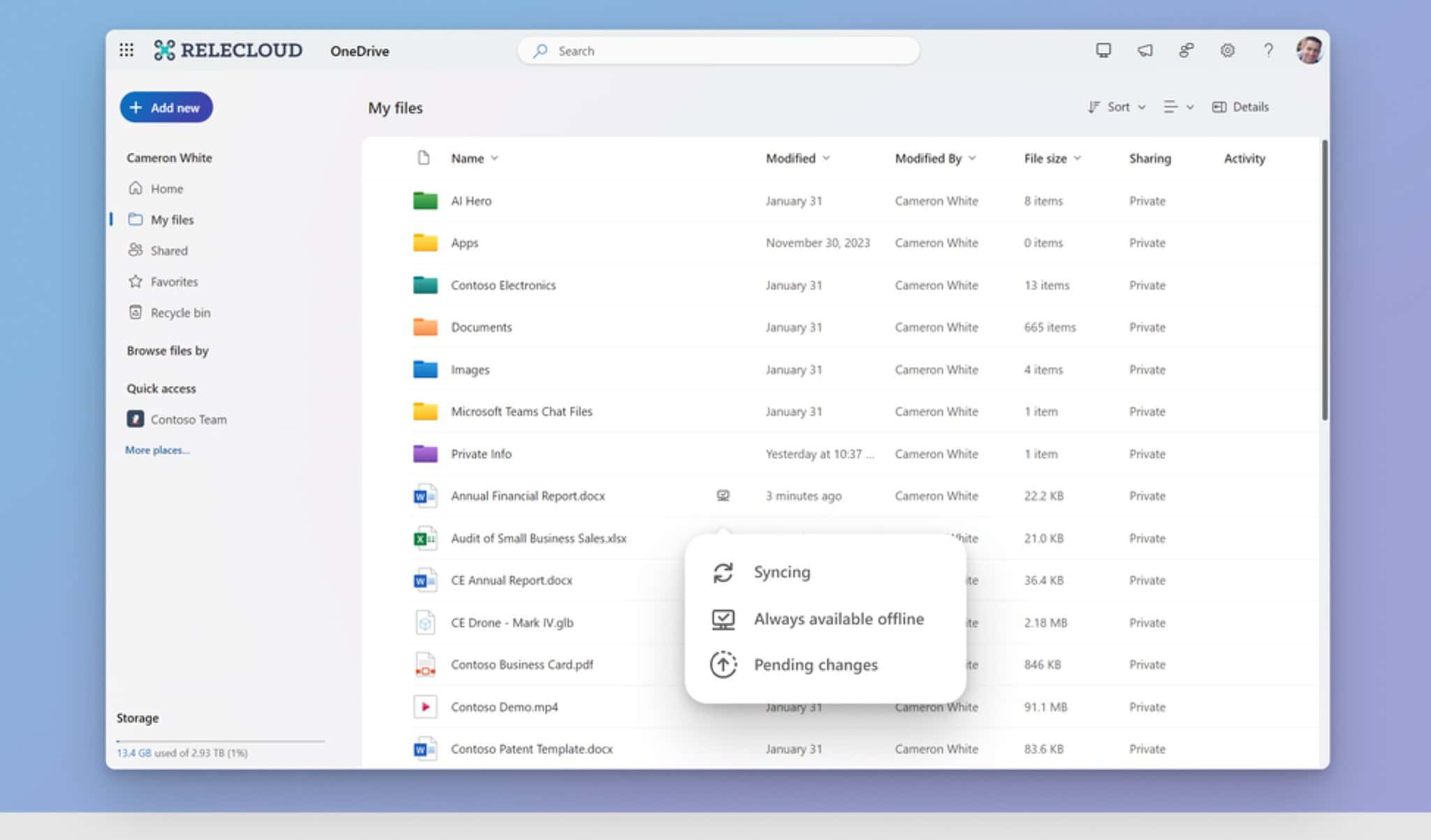 OneDrive for web gets offline mode with speed improvements
