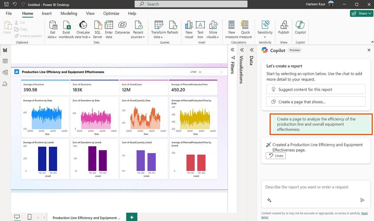 Microsoft brings Copilot to Power BI Desktop app