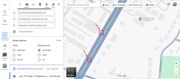 Google Maps Road Symbols - What Do They Mean?