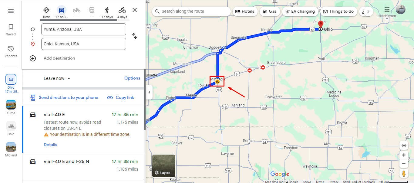 Google Maps Road Symbols - What Do They Mean?