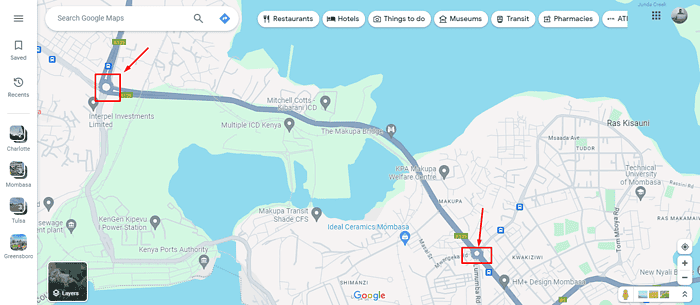 Google Maps Road Symbols - What Do They Mean?