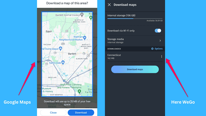 HERE WeGo vs Google Maps: Which One To Go For?