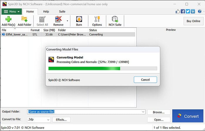 NCH Software Spin 3D Review - Is It the Best 3D File Converter?