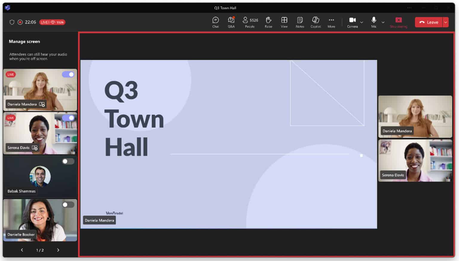 Microsoft extends Teams Live Events, ramps up Town Hall features