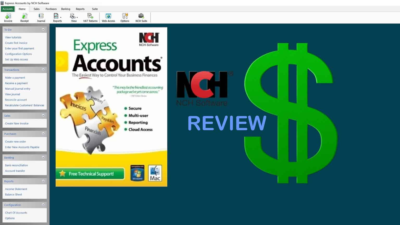 NCH Express Accounts Review: Good for Small Businesses?
