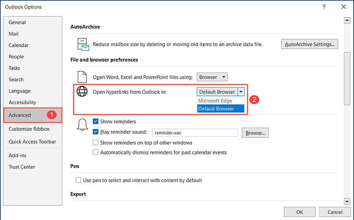 How to Change The Default Browser in Outlook [Easy Guide]