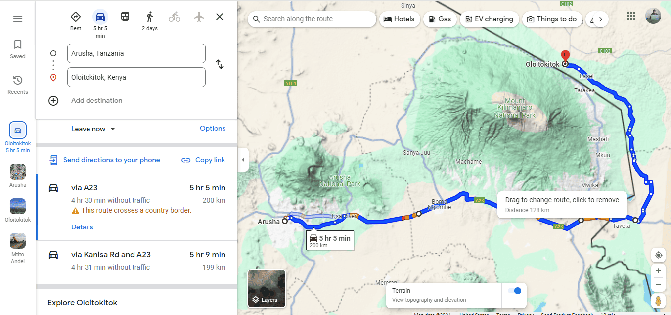 How to Use Google Maps to Avoid Mountains