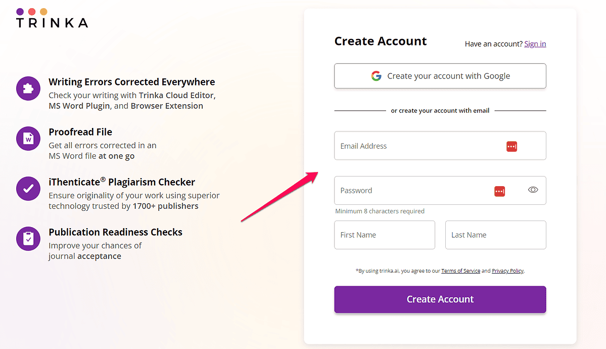 Trinka AI Review: Is It a Good AI Language Correction Tool?